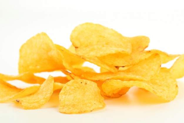 Batata Chips de microondas